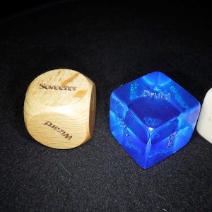 Six Sided Die (1d6) Custom RPG Fantasy Class Die V1 16mm Bard Fighter ...