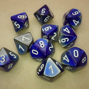 10D10 16mm Set of Ten D10 Dice - Your Choice of Colors - RPG Tool ...
