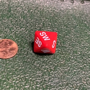 Compass Dice Direction Die D8 (eight Sided) - Choose Your Color - RPG ...