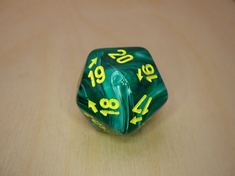Jumbo 26mm Vortex D20 Counter Dice | Large Spindown Life Tracker | MTG ...