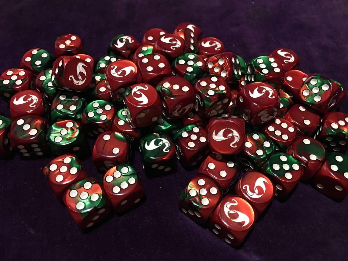 UDIC D6 Logo Customized Dice 2017 Yule Version - Etsy