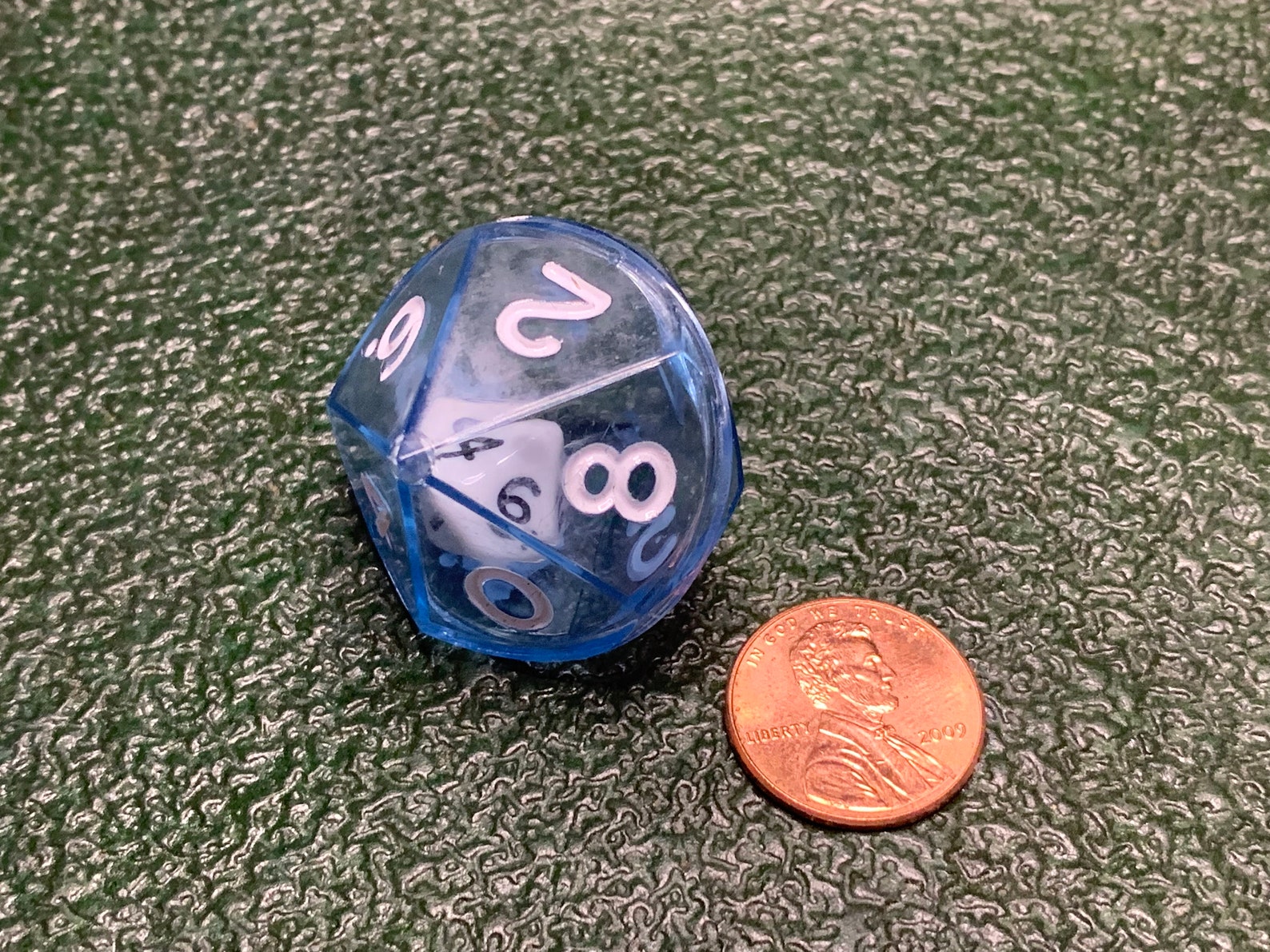 Double D10 - Small Ten in Large Ten Dice - RPG Tool Tabletop Roleplay ...