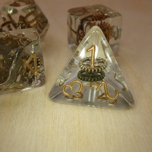 Gear Dice 16mm 7 Die Polyhedral Dice Set - RPG Tool Tabletop Roleplay ...