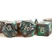 Marble With Gold Numbers 10mm Mini Poly 7 Dice Set RPG Tool - Etsy