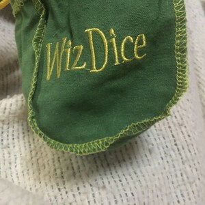 Halfling's Haversack Dice Bag Green and Gold Cloth Drawstring Pouch ...