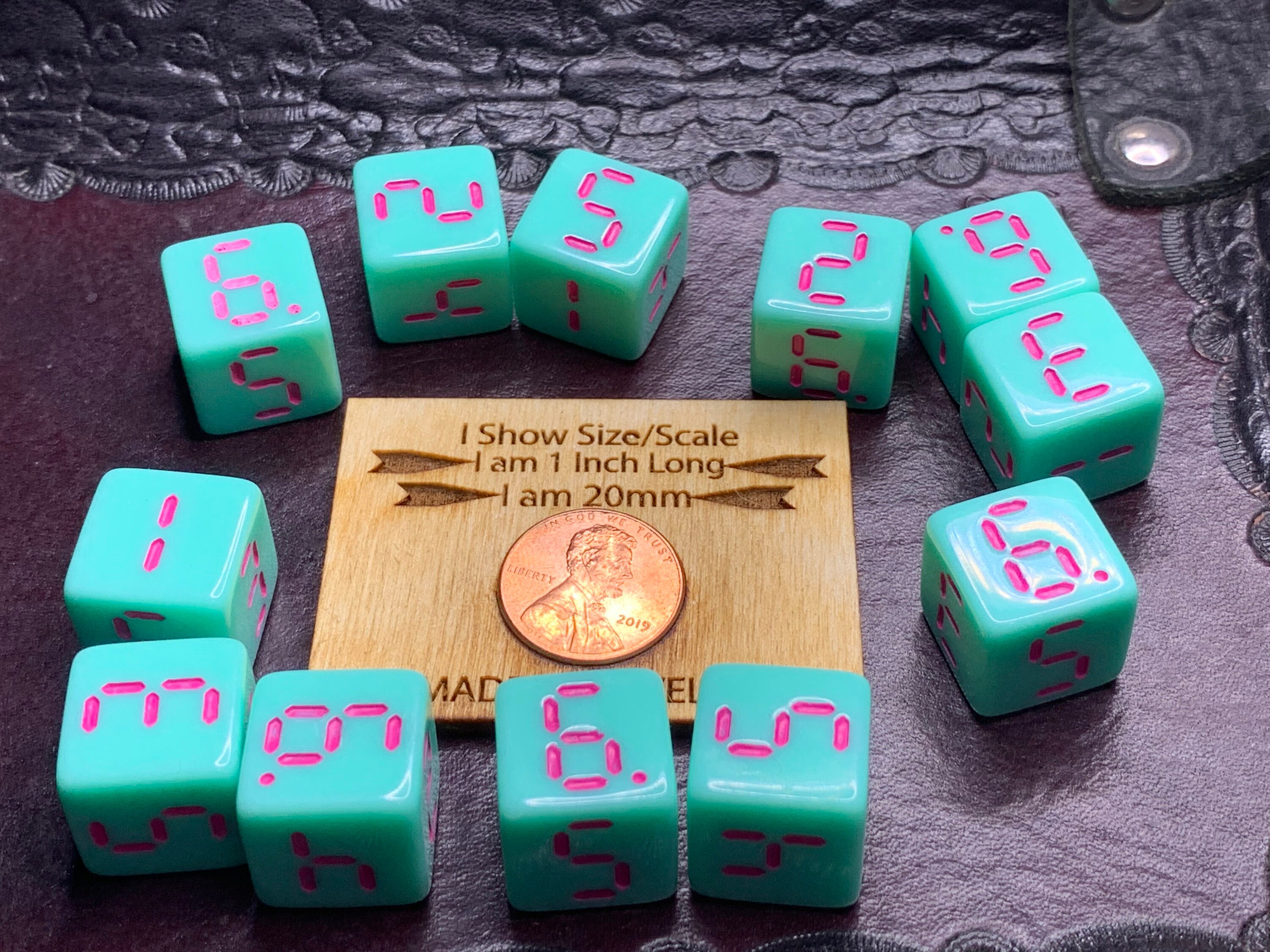 Retro Dice 12D6 twelve 6-sided lightrunner - Etsy