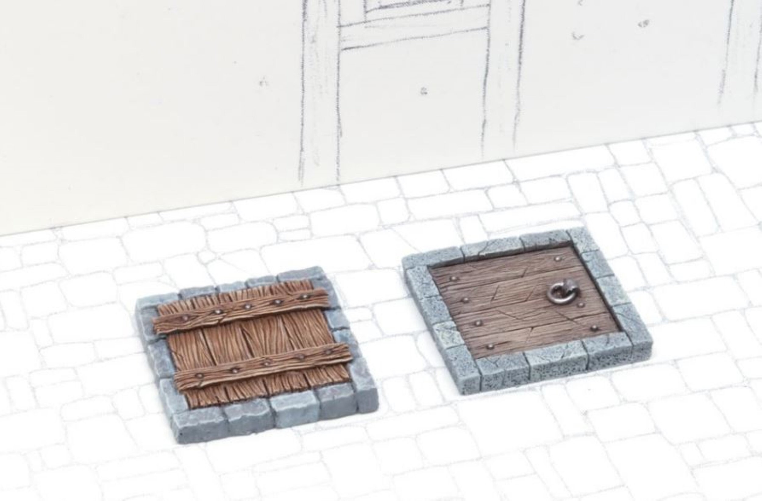 Trapdoors Set 1 4 Miniatures Figures RPG Tabletop Roleplay - Etsy