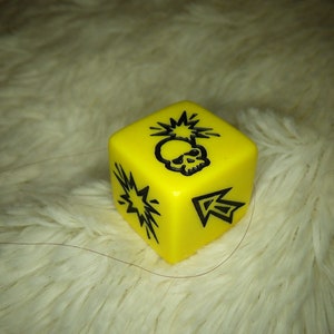 Custom Engraved 16mm Block Dice - D6 RPG Tabletop Gaming Die & Token - Etsy