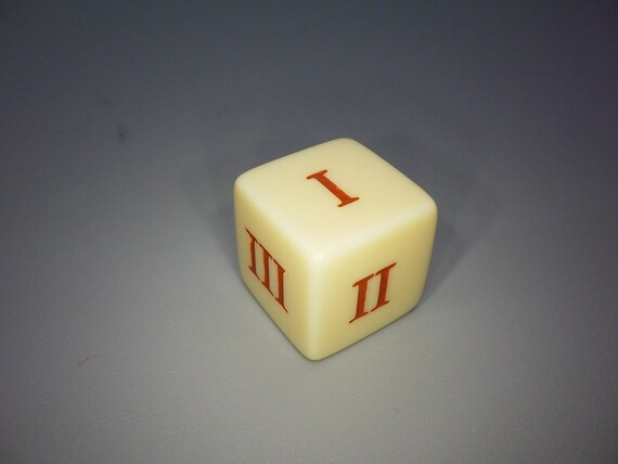 Roman Numeral Custom D6 Die 16mm Gaming Tabletop RPG Dice | Etsy