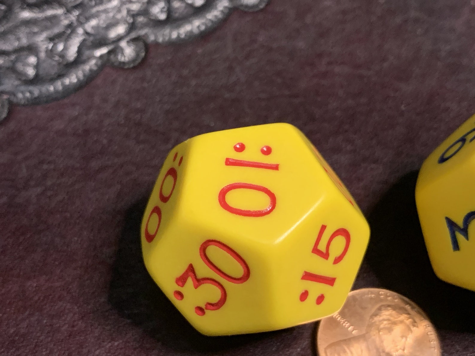 Large Time Dice Set / Hours Minutes Teacher Aid / Tabletop RPG Tracker ...