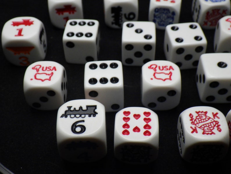 62 Dice Games - Instructions With Dice Tabletop Gaming - D6 RPG ...