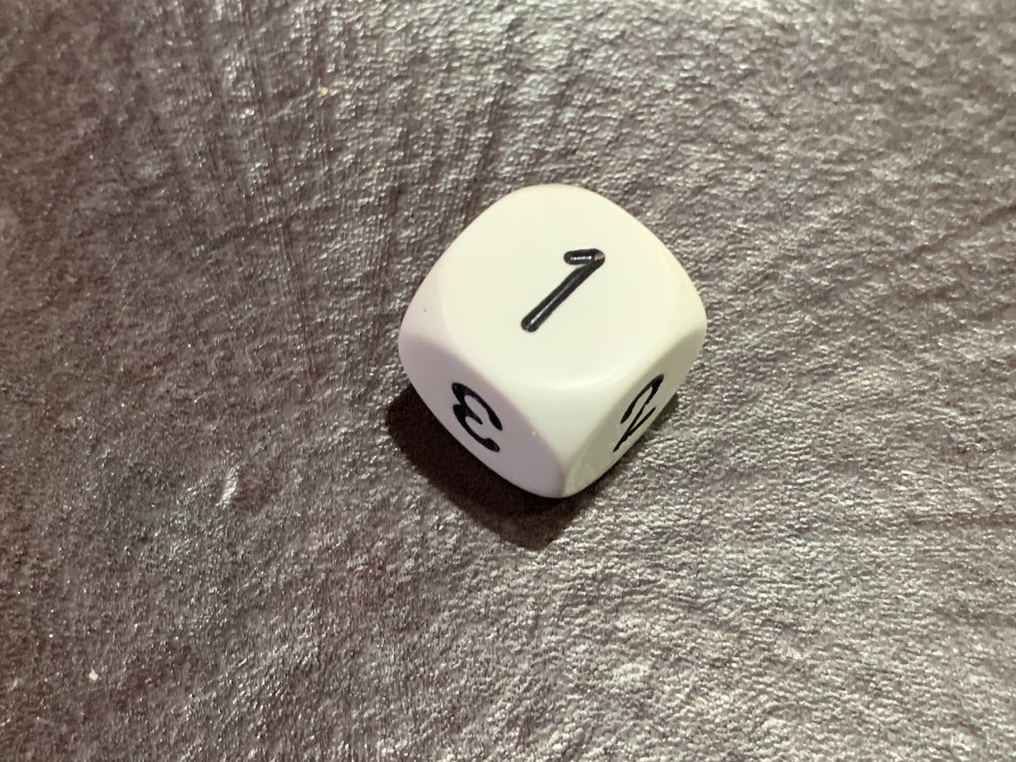 16mm D3 3 Three Sided Die Dice 1-3 6 Six Sided Tabletop - Etsy India