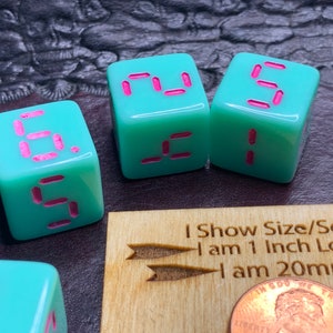 Retro Dice 12D6 (twelve 6-sided) "lightrunner" Tabletop RPG Gaming ...