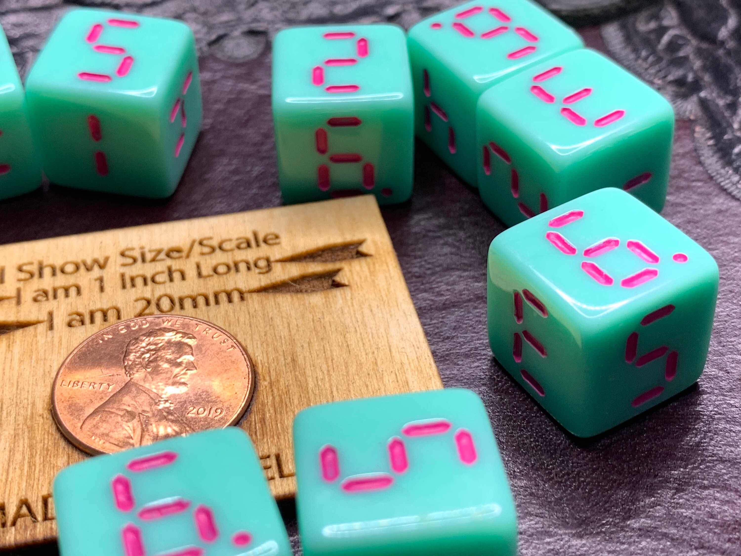 Retro Dice 12D6 twelve 6-sided lightrunner - Etsy