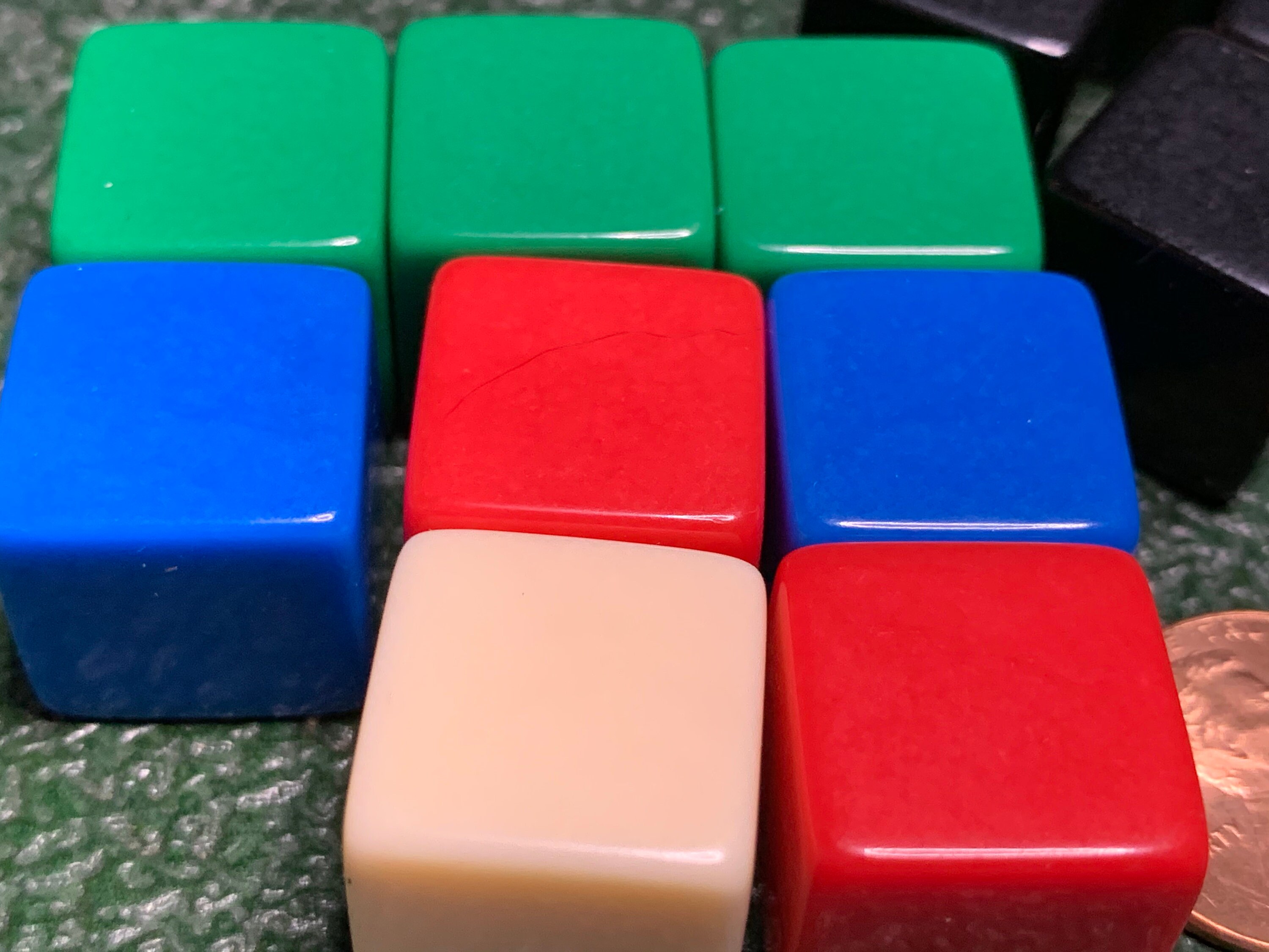 Blank 16mm D6 Six Sided Dice Counting Cubes - Lot of 5 - Choose Your ...