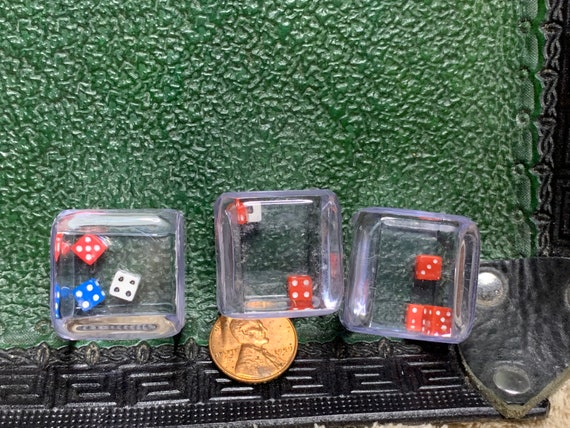 Triple D6 Three Small D6 in Large Clear D6 Gaming Dice | Etsy