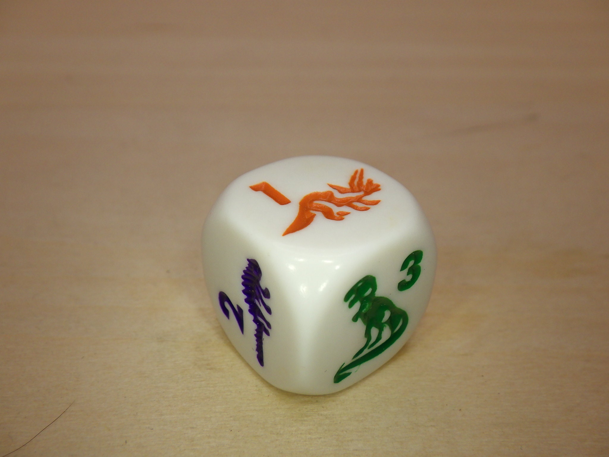 1D6 Dinosaur 16mm Six Sided Die RPG Tool Tabletop Roleplay - Etsy