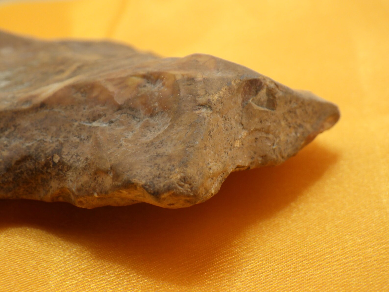 Stone Tool Artifact Hoe Scraper Axe Chopper 3.5x3.25x.5 Inches Worked ...