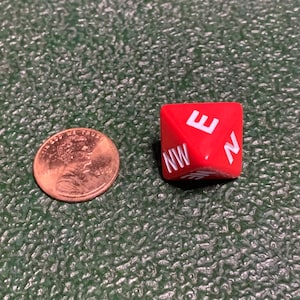 Compass Dice Direction Die D8 (eight Sided) - Choose Your Color - RPG ...