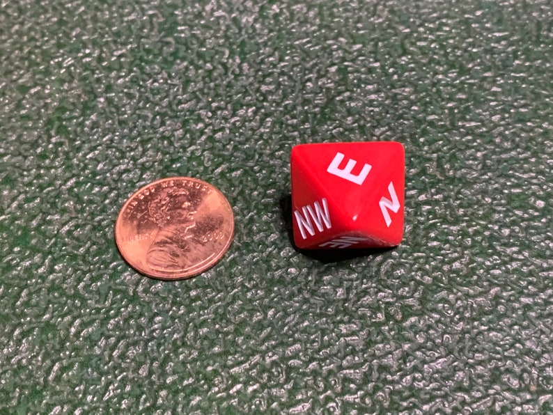 Compass Direction Dice D8 - Eight Sided North South East West Die - RPG ...