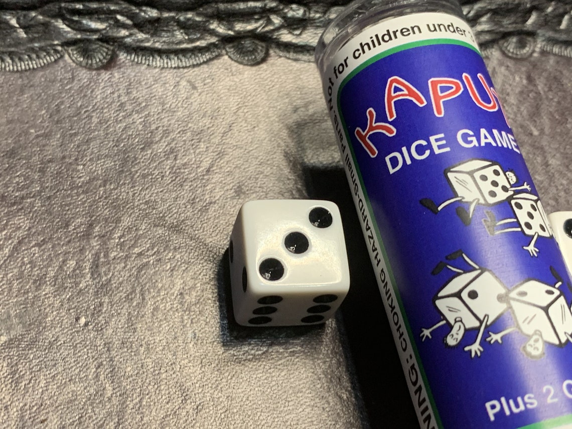 Kaput Dice Game - Instructions With 5 Dice - RPG Tool Tabletop Roleplay ...