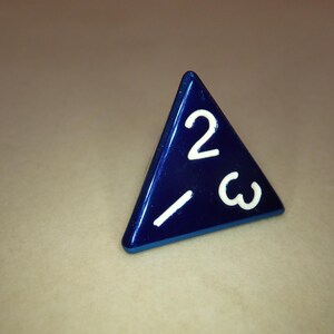 Metal Blue 16mm 7 Die Polyhedral Dice Set (or Individually) - RPG Tool ...
