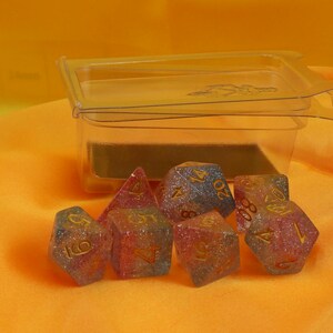 Unity 7 Die 16mm Resin Polyhedral Dice Set - RPG Tool Tabletop Roleplay ...