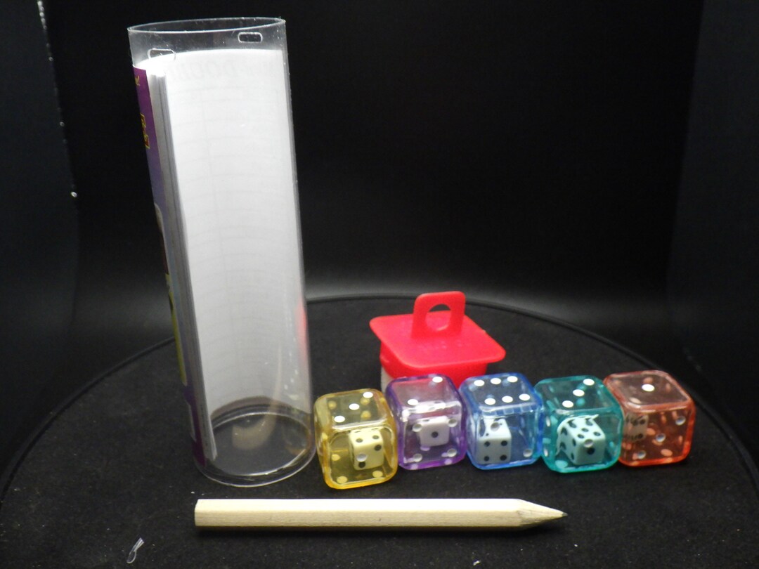 Double Dice Game - Instructions With 5 Dice Tabletop Gaming - Mini Dice ...