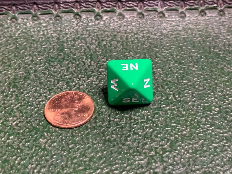 Compass Dice Direction Die D8 (eight Sided) - Choose Your Color - RPG ...