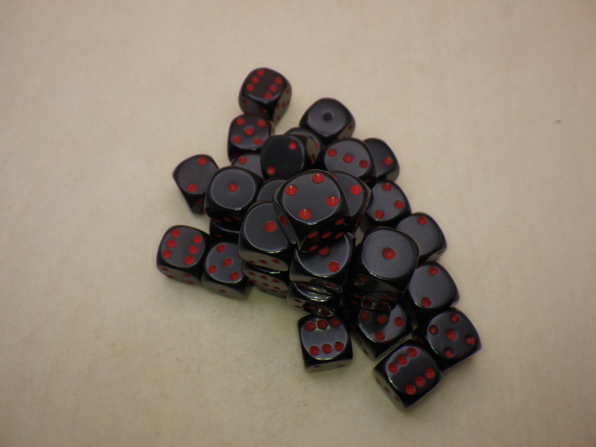 12mm 36pc D6 Dice Block | Opaque Resin Gaming Supplies | Square Corner ...