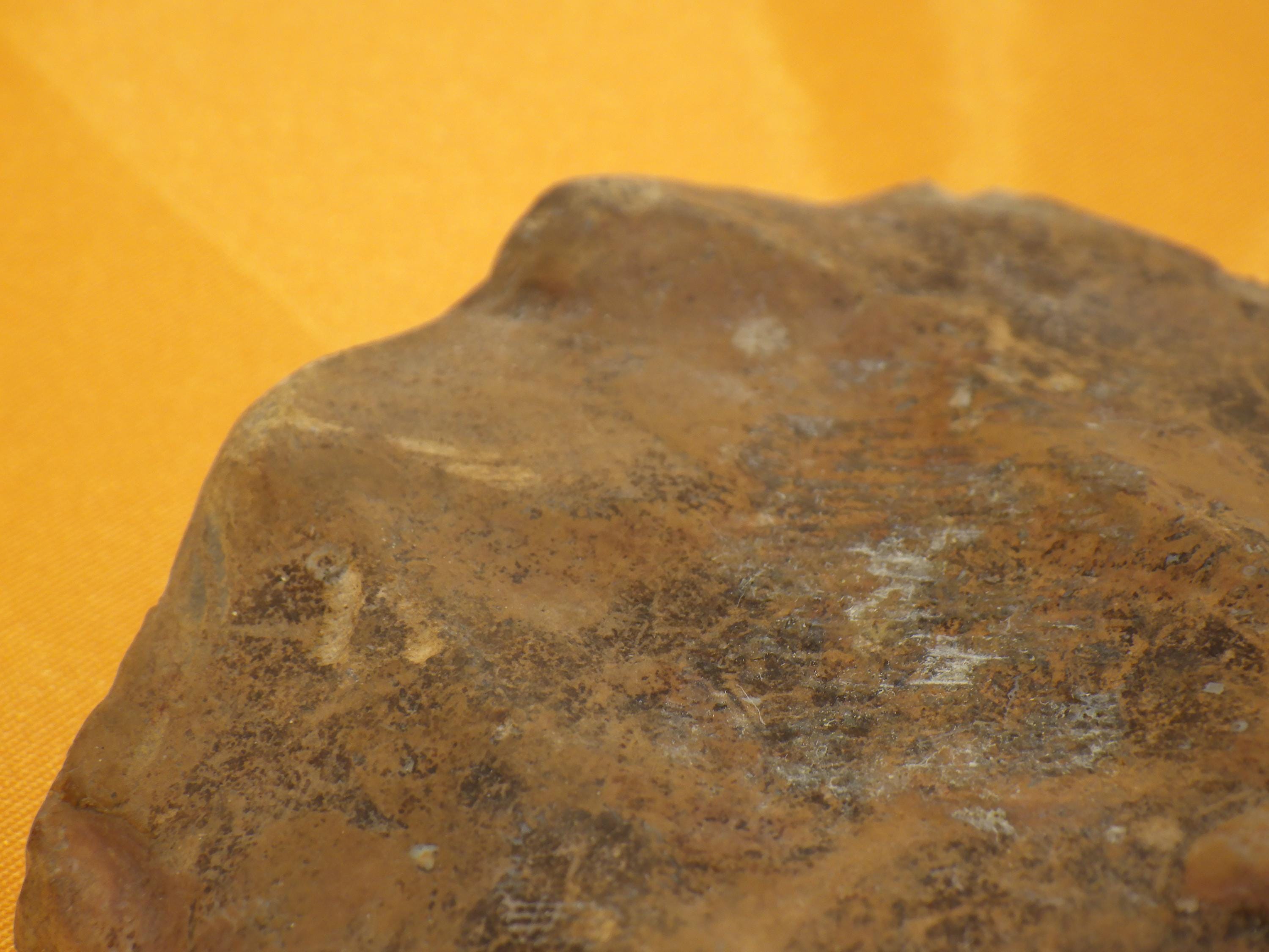 Stone Tool Artifact Hoe Scraper Axe Chopper 3.5x3.25x.5 Inches Worked ...