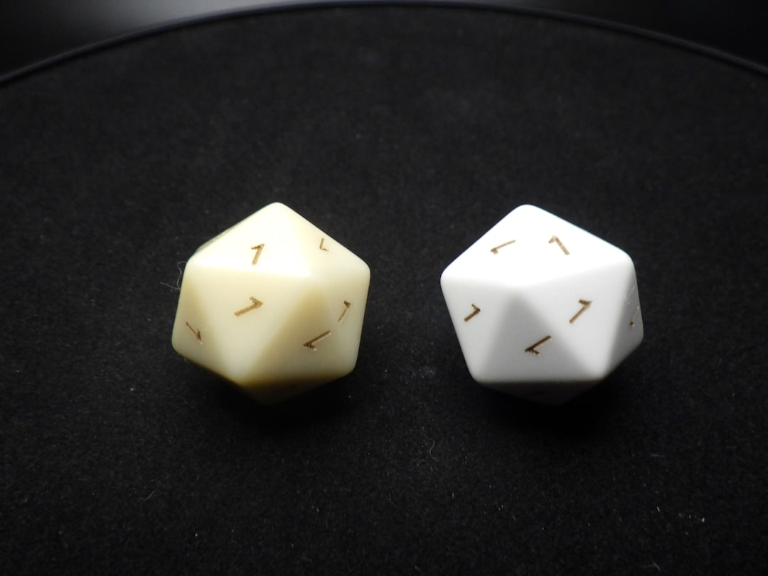 All 1s Cheat D20 Die - Loaded Prank Dice for RPG & DND - Funny Gag Gift ...