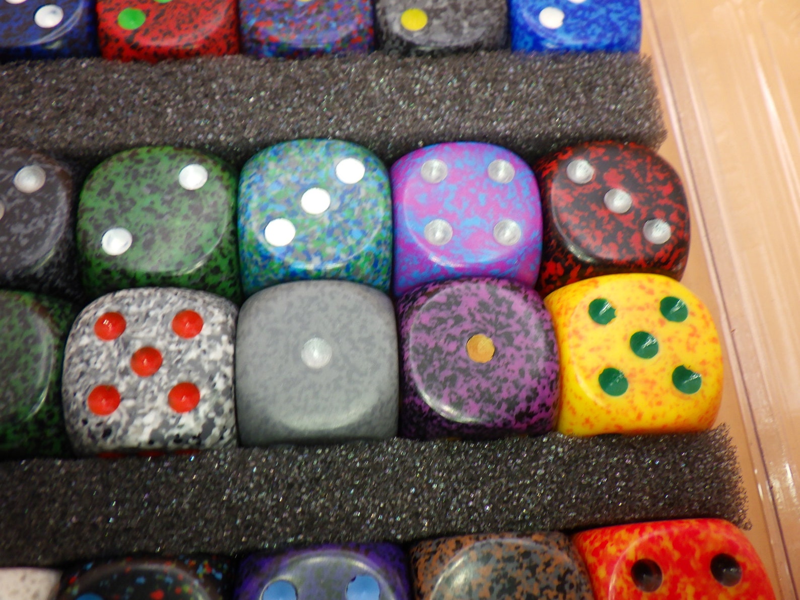16mm Dice Reference Pack Packet Catalog Tabletop RPG CCG - Speckled ...