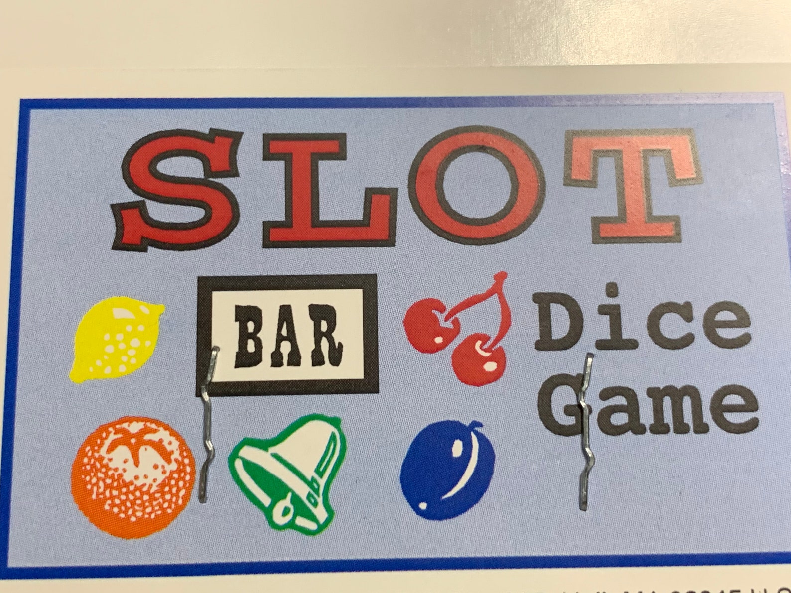 Slot Dice Game 3d6 Die Gaming Cherry Lemon Orange Bar Orange | Etsy