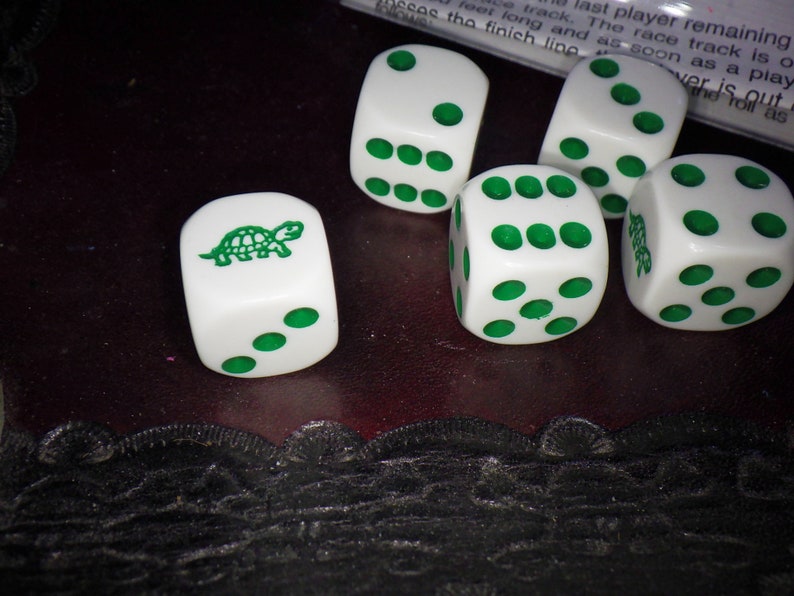 Turtle Dice Game Instructions With 5 Dice RPG Tool - Etsy