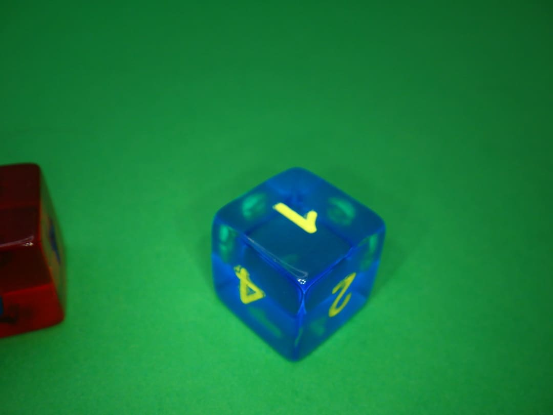 No Six Face, Replaced With Extra 1 Face Custom D6 Die 16mm - RPG Tool Tabletop Roleplay Games ...