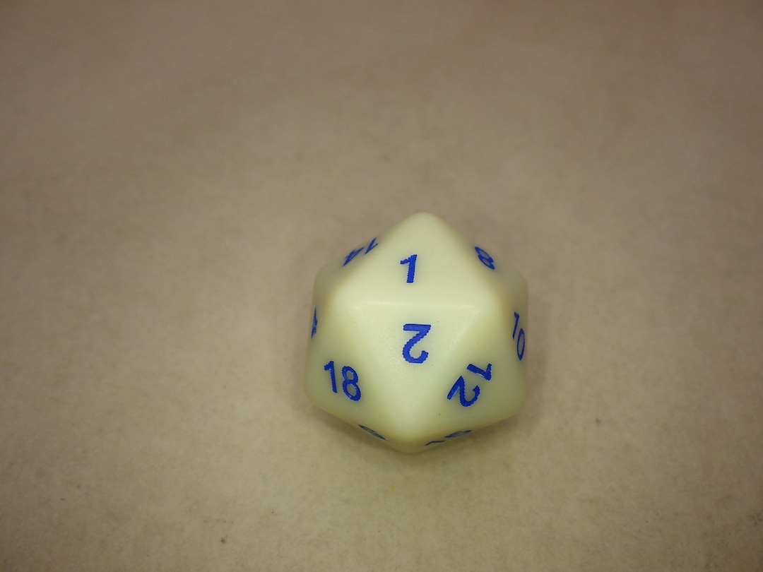 20 Replaced With a 1 (two 1 Faces), Custom Made D20 Standard Sized ...