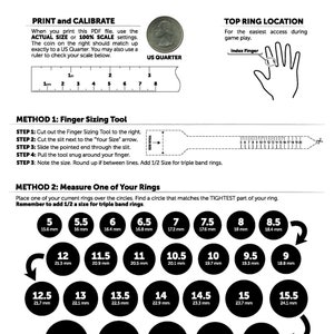Double 6-sided (2D6) Dice Random Number Spinner Ring BLUE Tabletop RPG ...