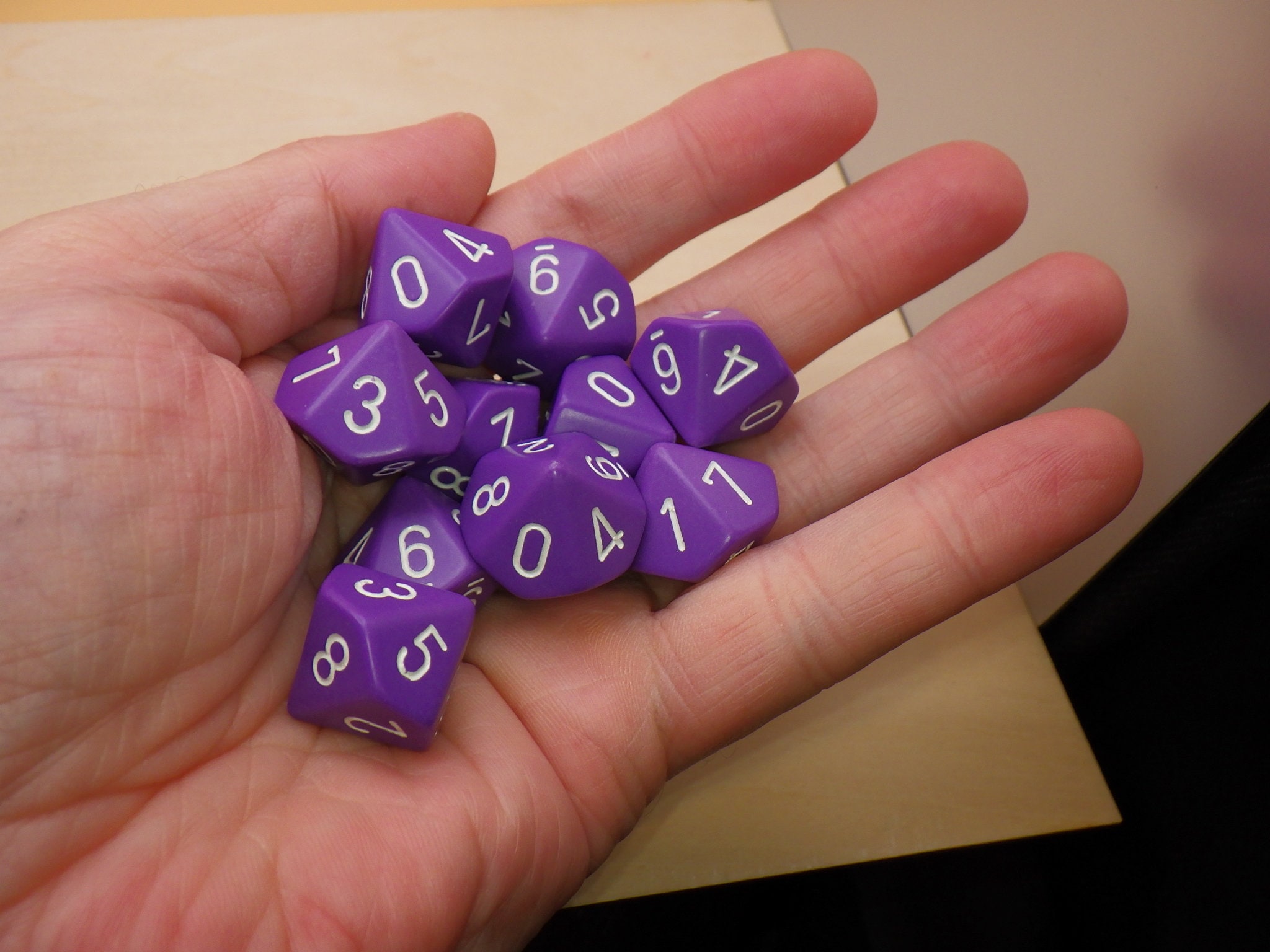 16mm Dice 10d10 (ten Ten-sided)- Multiple Color Options - RPG Tool ...