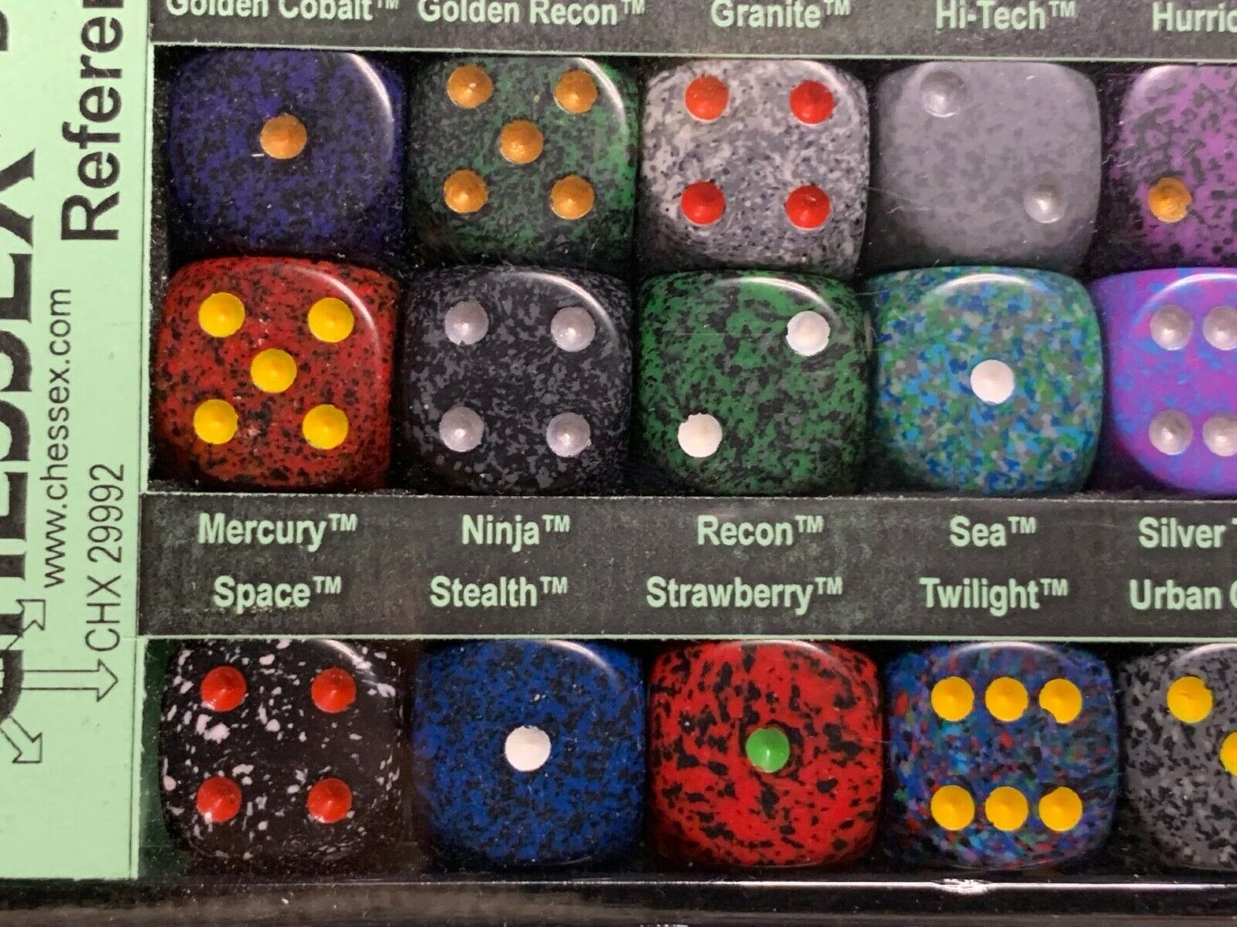 Chessex Dice Reference Pack Packet Catalog Tabletop Rpg Ccg Etsy