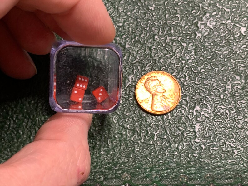 Triple D6 Three Small D6 in Large Clear D6 Gaming Dice | Etsy