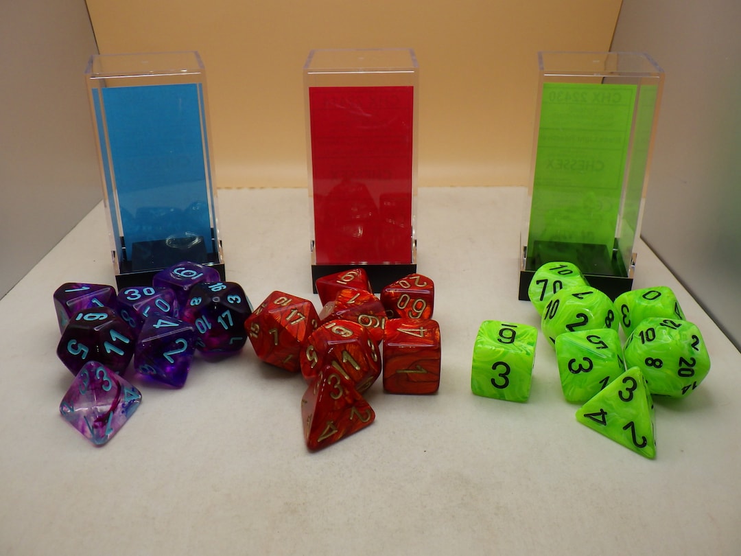 7 Die 20mm Mega Polyhedral Dice Sets - Choose From 3 Options - RPG Tool ...