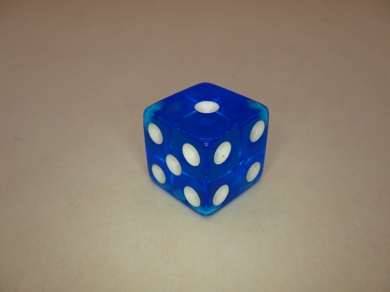 Transparent Blue D6 – Large Six-sided Die (slightly Larger Than ...