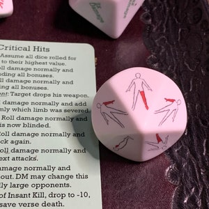 RPG Critical Hit and Fumble Dice Tabletop Gaming Game Roll - Etsy