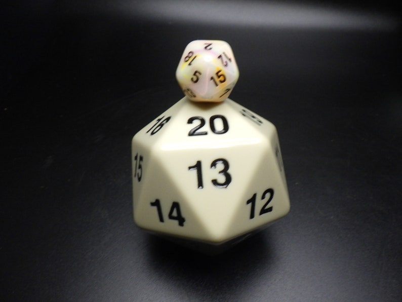 Huge 55mm D20 Countdown Die Extra Large Giant Twenty Sided | Etsy