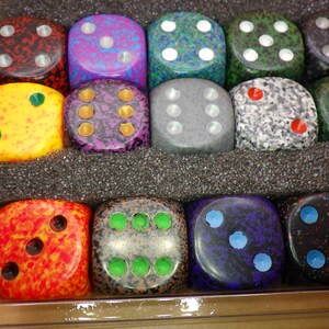 16mm Dice Reference Pack Packet Catalog Tabletop RPG CCG - Speckled ...