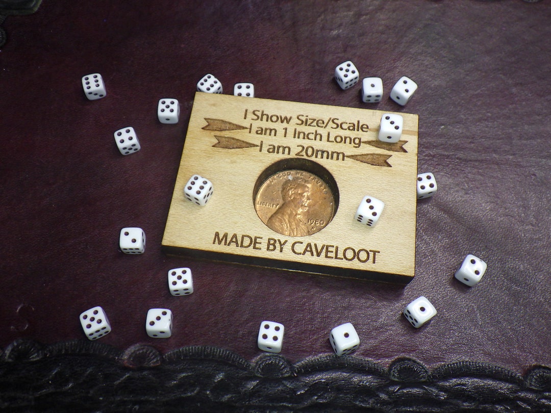 Twenty White With Black 5MM OPAQUE Color D6 Gaming Dice Rounded Corner ...