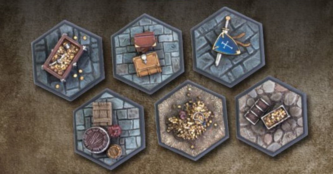 Game Marker: Loot Marker - Miniatures Figures RPG Tabletop Roleplay ...