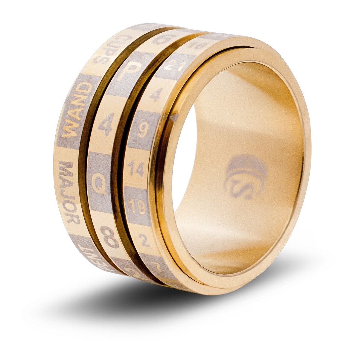 Tarot Cards Random Spinner Ring Gold Mystical Gaming Major Minor - Etsy