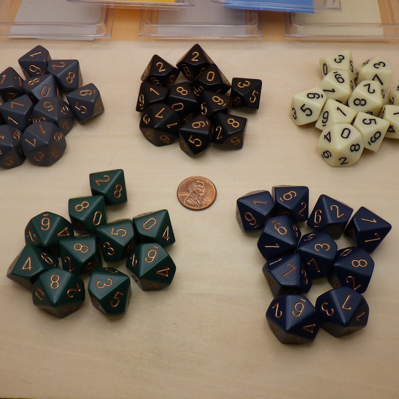 Custom D10 Dice White - Etsy